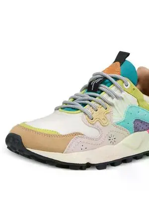 FLOWER MOUNTAIN Yamano 3 Paneled Sneakers - Neutrals