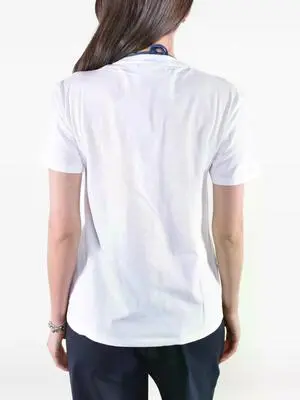 MC2 SAINT BARTH Embroidered Slogan T-shirt - White