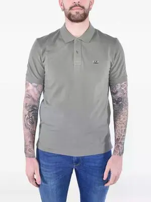 C.P. COMPANY Logo-patch Polo Shirt