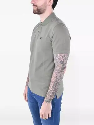 C.P. COMPANY Logo-patch Polo Shirt