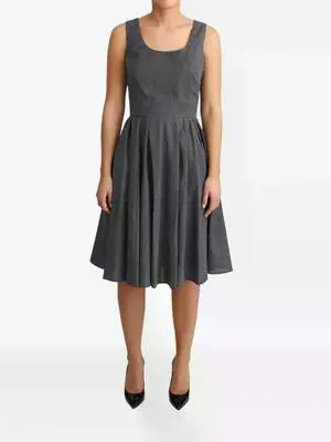 Dolce & Gabbana Sleeveless Scoop Neck Midi Dress