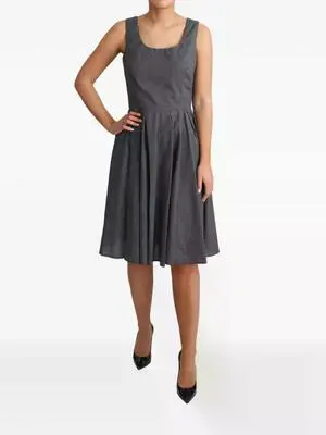 Dolce & Gabbana Sleeveless Scoop Neck Midi Dress