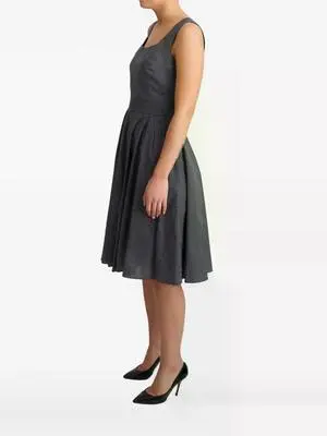 Dolce & Gabbana Sleeveless Scoop Neck Midi Dress