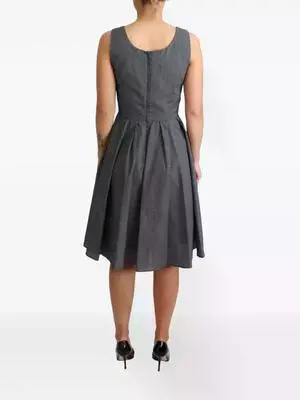 Dolce & Gabbana Sleeveless Scoop Neck Midi Dress