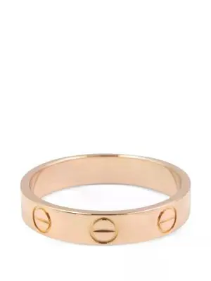 Cartier 18k Rose Gold Love Ring - Pink