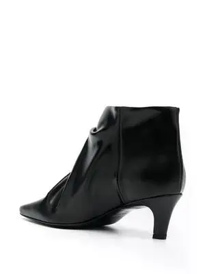 TOTEME Leather Ankle Boots