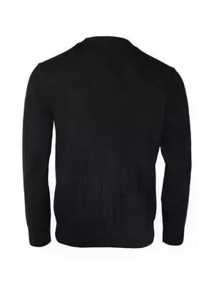 Versace Medusa Embroidered Crew Neck Sweater