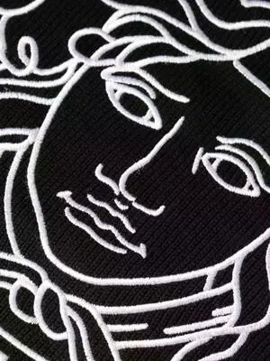 Versace Medusa Embroidered Crew Neck Sweater