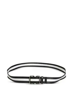 Dolce & Gabbana Striped Logo-print Belt