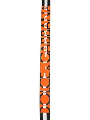 Dolce & Gabbana Striped Logo-print Belt