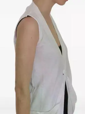 PINK MEMORIES Sleeveless V-neck Gilet