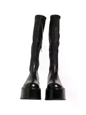 Dolce & Gabbana Leather Platform Boots