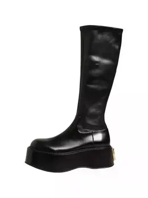 Dolce & Gabbana Leather Platform Boots