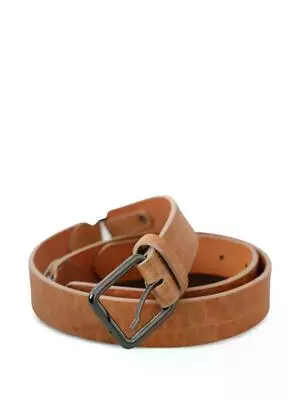 Costume National Leather Belt - Neutrals