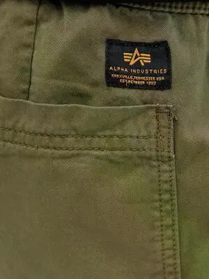 Alpha Industries Drawstring Waist Logo Patch Shorts