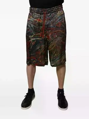 Dolce & Gabbana Marble Print Track Shorts