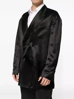 Dolce & Gabbana Double-breasted Silk Blazer
