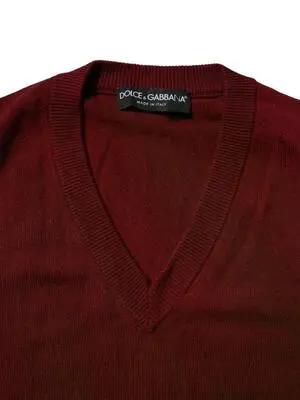 Dolce & Gabbana V-neck Knit Sweater