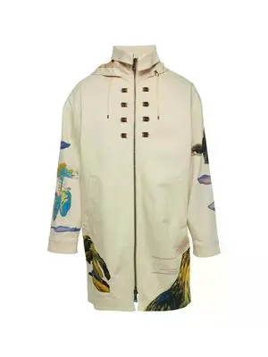 Valentino Garavani Graphic Print Hooded Jacket
