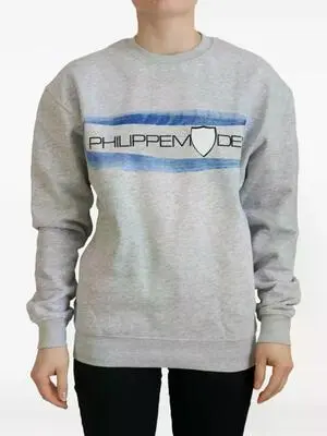 Philippe Model Logo Print Crewneck Sweatshirt