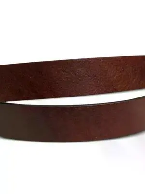 Dolce & Gabbana Logo Plaque Leather Belt