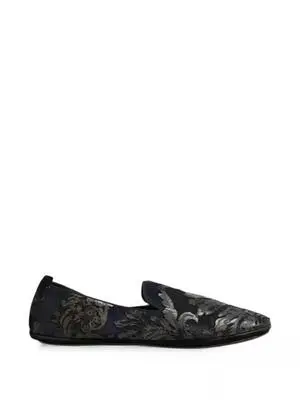 Dolce & Gabbana Floral Jacquard Loafers