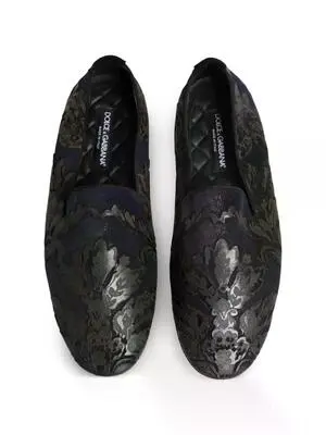 Dolce & Gabbana Floral Jacquard Loafers