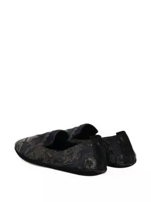 Dolce & Gabbana Floral Jacquard Loafers