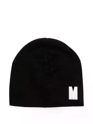 Moschino Appliqué Beanie Hat - Black