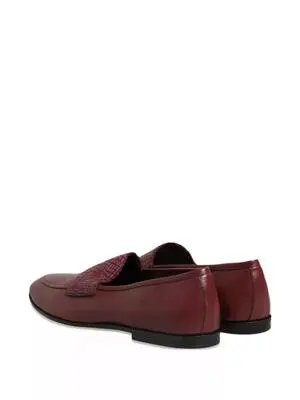 Dolce & Gabbana Reptile-embossed Loafers