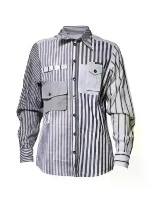 Dolce & Gabbana Patchwork Striped Shirt