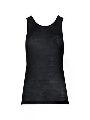 ANN DEMEULEMEESTER Sleeveless Jersey Tank Top