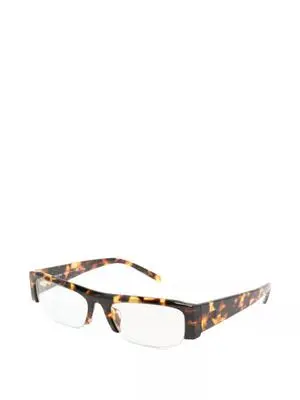 Miu Miu Rectangle Frame Glasses