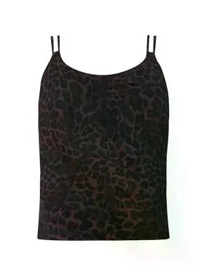 Sweaty Betty Leopard Print Double Strap Camisole