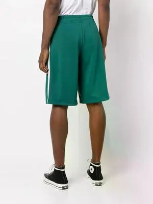 Palm Angels Logo Embroidered Track Shorts