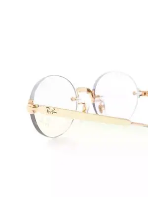 Ray-ban X A$ap Rocky Rimless Oval-frame Glasses