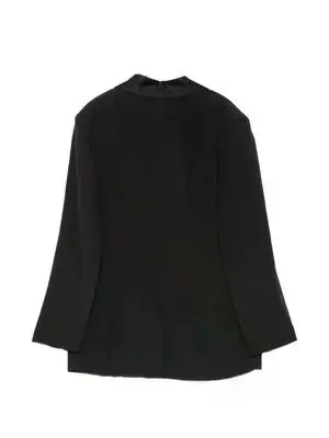 SIMONA CORSELLINI Peak Lapel Single-breasted Blazer