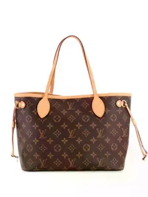 LOUIS VUITTON Monogram Canvas Pm Tote Bag - Brown