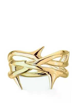 SHAUN LEANE Rose Thorn Triple-band Ring - Gold