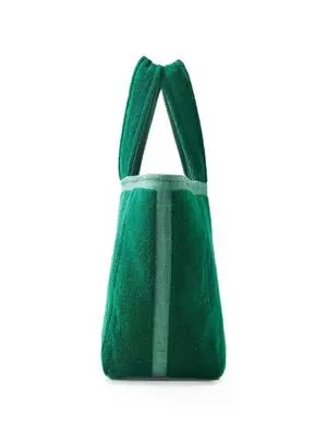 Versace Terry-toweling Jacquard Tote Bag - Green