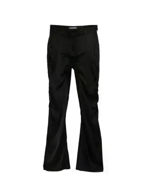 Ottolinger Satin-finish Panelled Flared Trousers
