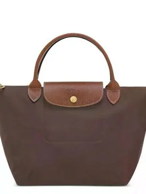 Longchamp Le Pliage Leather-trim Tote Bag - Brown