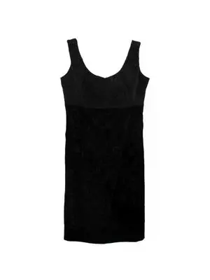 LOUIS VUITTON Lace Corset Dress - Black