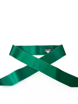 Dolce & Gabbana Silk Satin Belt