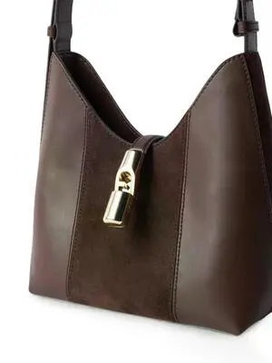 Furla Leather Shoulder Bag With Turn-lock Fastening