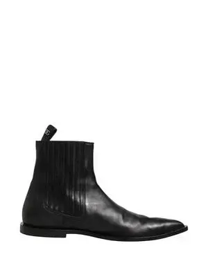 Dolce & Gabbana Leather Ankle Boots