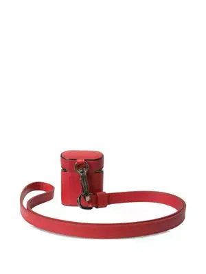 Dolce & Gabbana Logo-print Leather Airpods Case