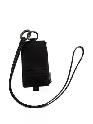 Dolce & Gabbana Logo-detail Lanyard Card Holder - Black