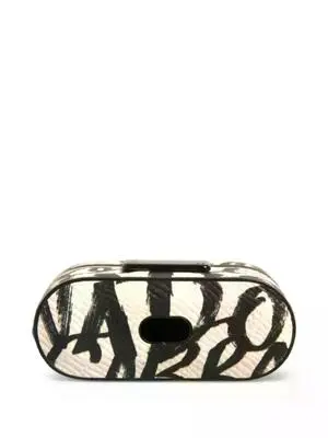 Dolce & Gabbana Graffiti-print Leather Airpods Case