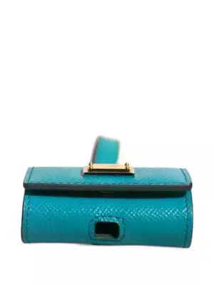 Dolce & Gabbana Logo-plaque Leather Airpods Case